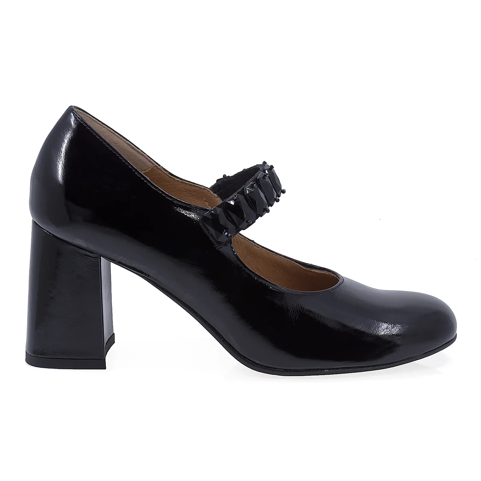 Pantofi dama eleganti Anna Viotti piele lacuita D2965 negru – Goretti ...
