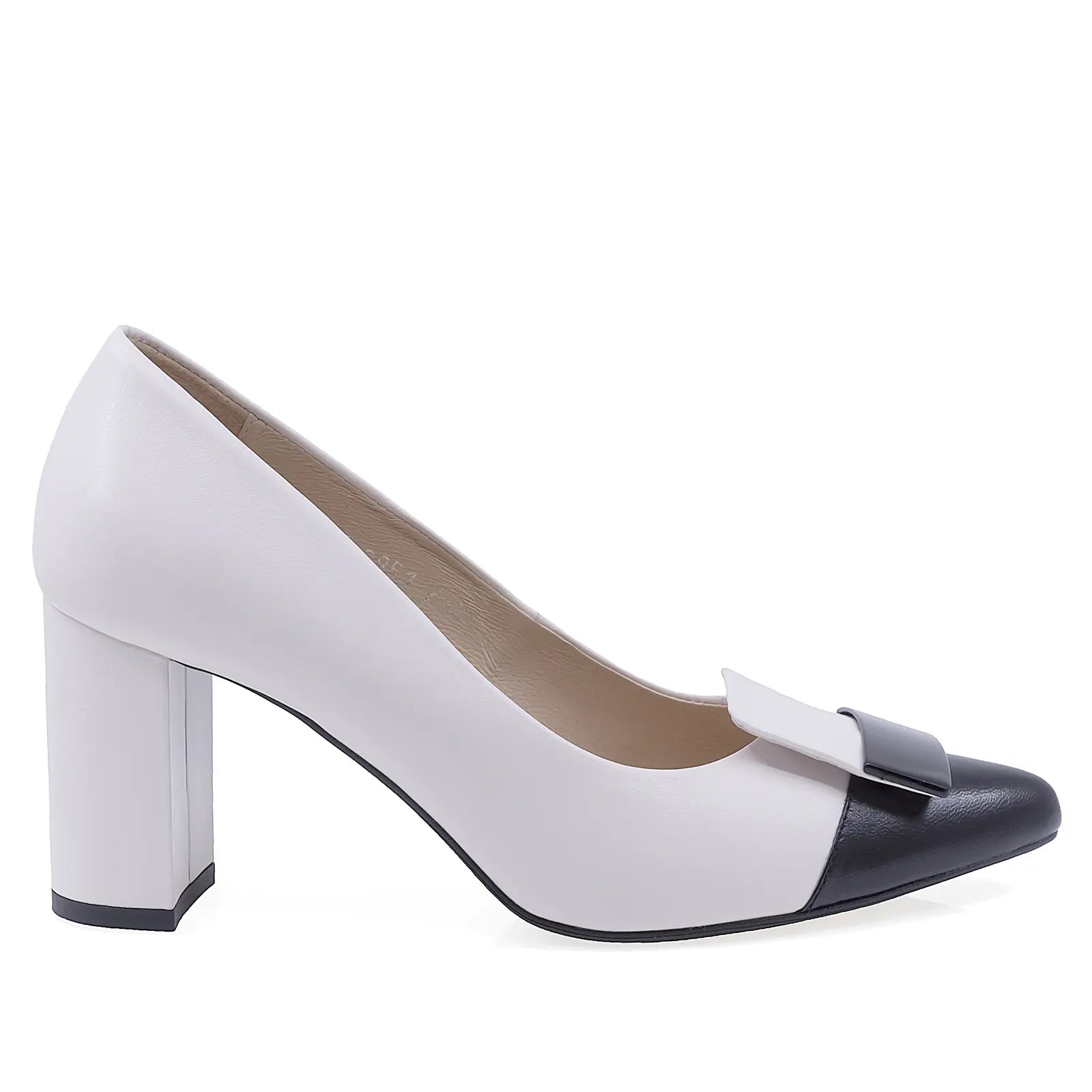 Pantofi dama eleganti Anna Viotti piele naturala D2951 alb – Goretti ...