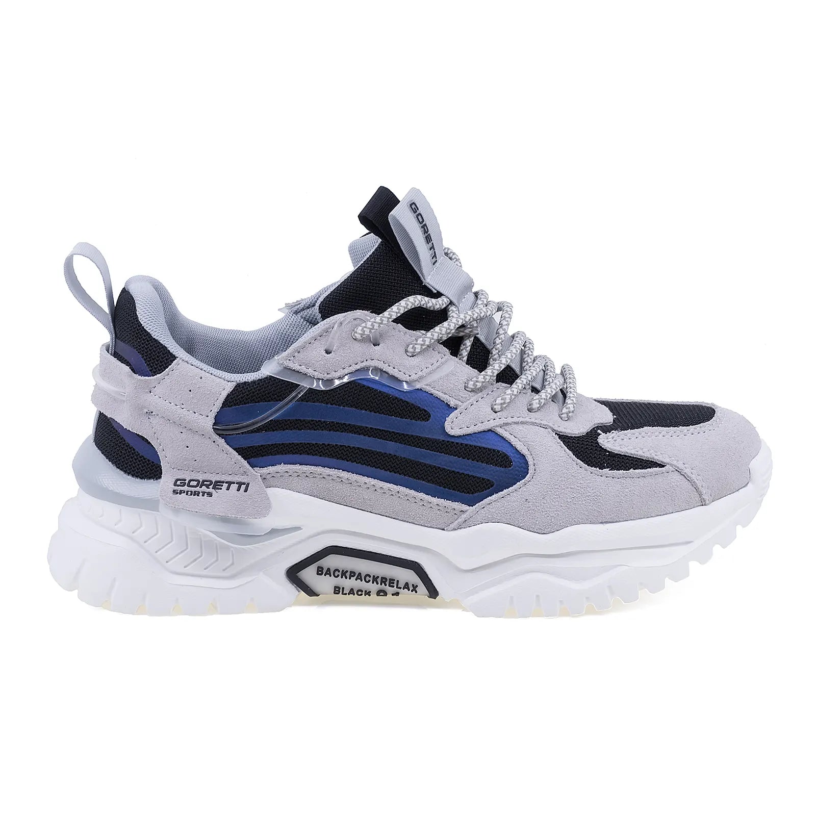 Pantofi barbati sport Goretti piele intoarsa B100-CL29031 alb – Goretti ...