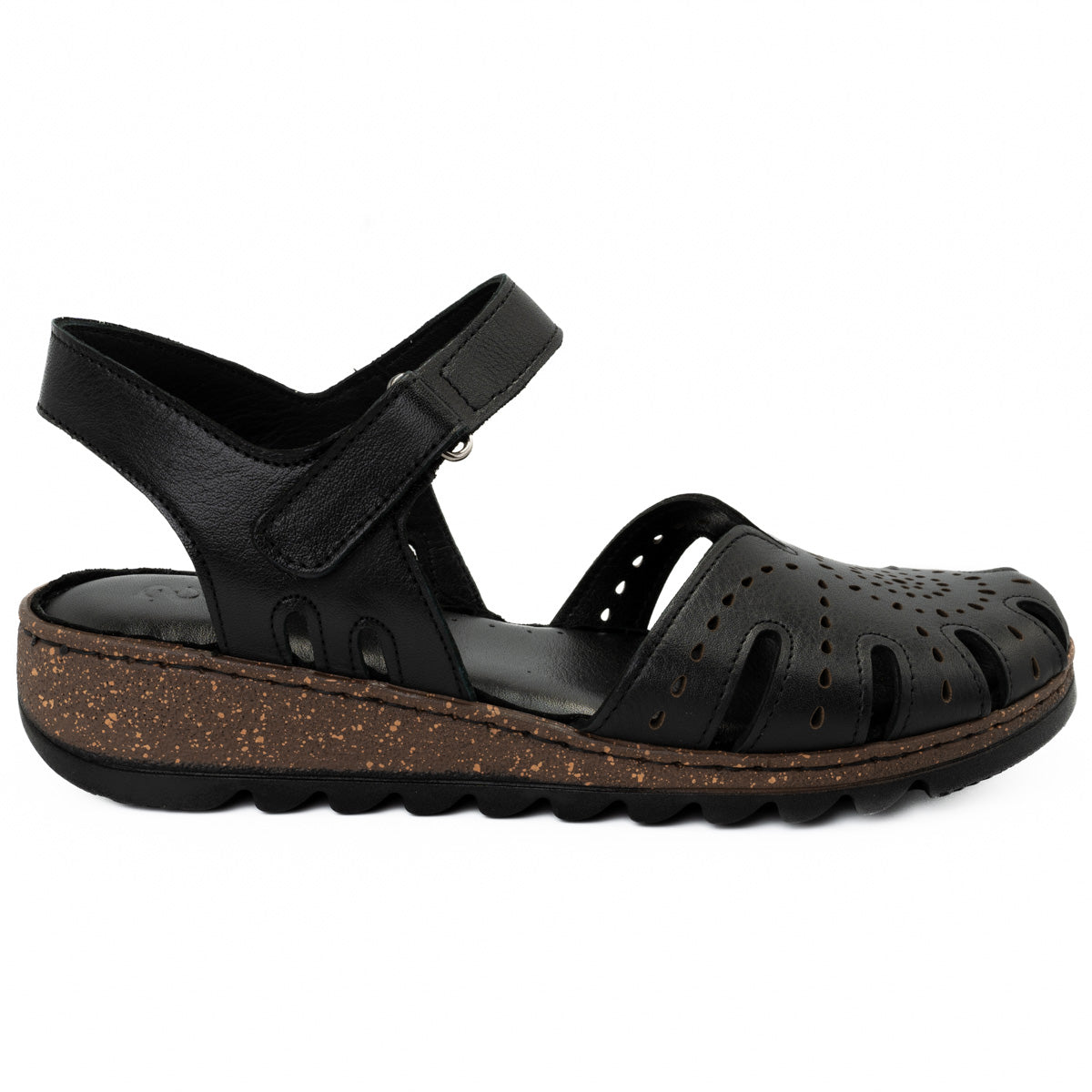 Sandale dama din piele naturala Anna Viotti D 60-204 negru – Goretti ...
